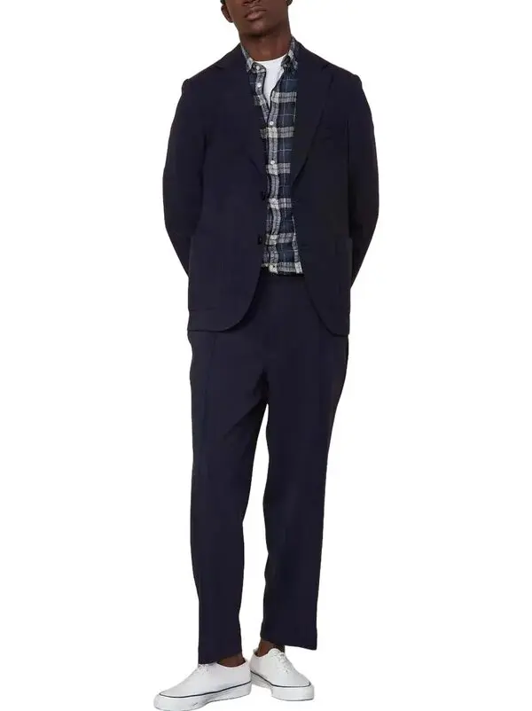 Officine Générale Arthus Single-breasted Jacket - Blue