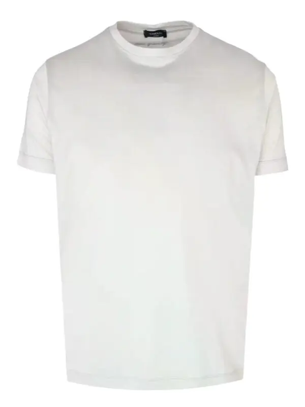 TOMBOLINI Crew-neck Short-sleeve T-shirt - Grey
