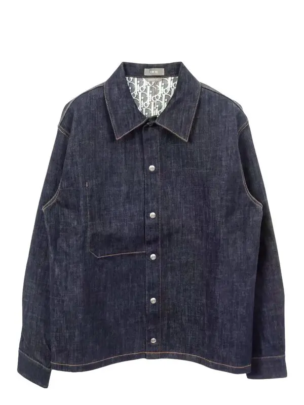 Dior Long-sleeve Denim Jacket - Blue