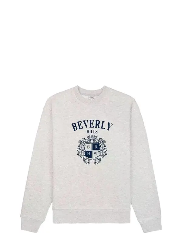 SPORTY & RICH Crewneck Sweatshirt - Grey