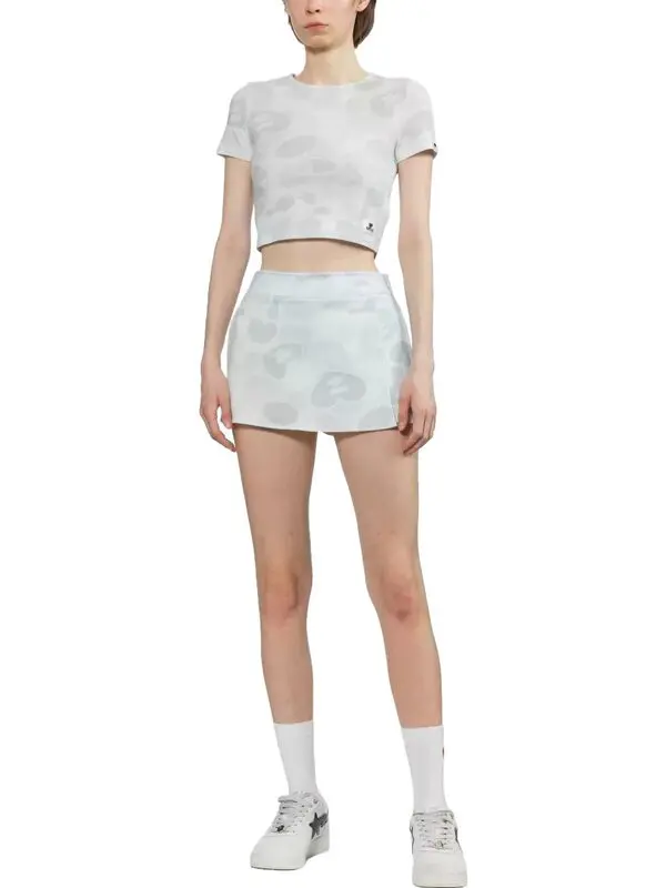 AAPE BY *A BATHING APE Camouflage Print Skort - Grey