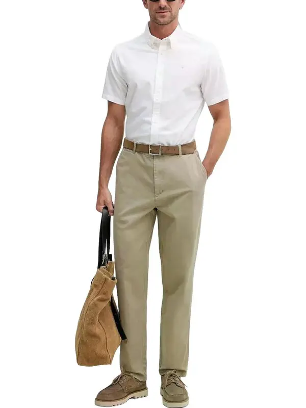Barbour Tailored Belt Loop Trousers - Neutrals