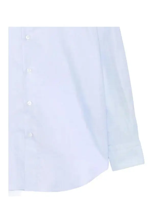 FINAMORE 1925 Spread-collar Button-up Shirt - Blue