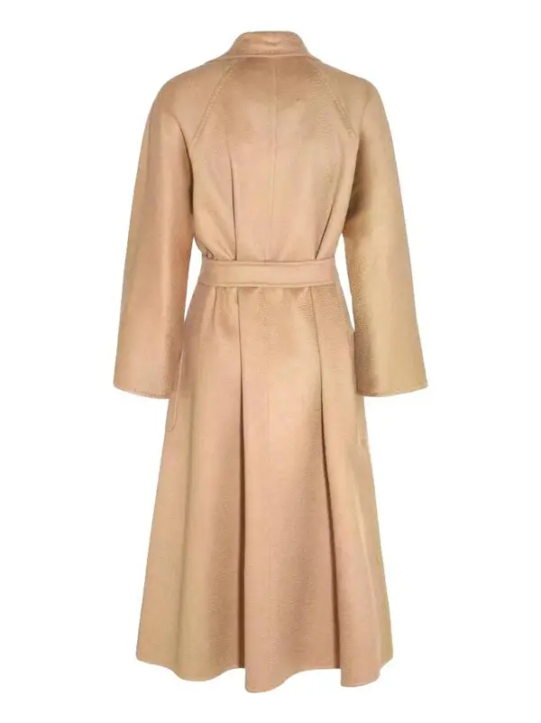 Max Mara Belted Notch-lapel Coat - Neutrals