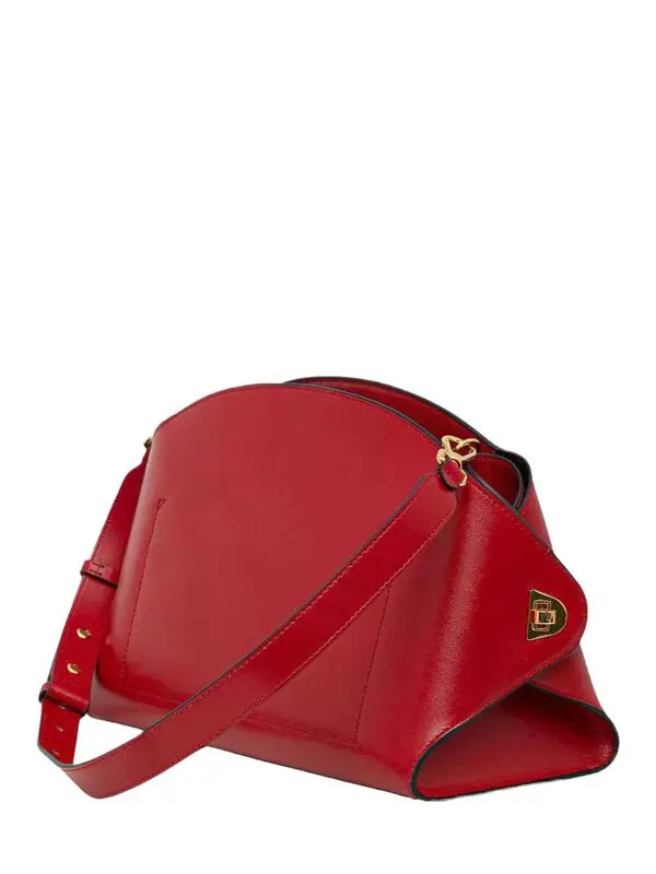 COCCINELLE Calf Leather Shoulder Bag - Red