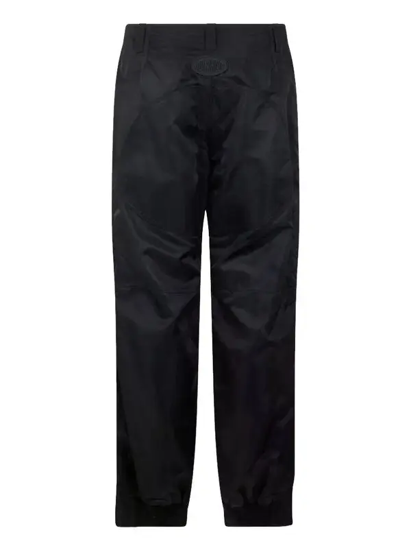 Moschino Zip-detail Pleated-pocket Track Pants - Black