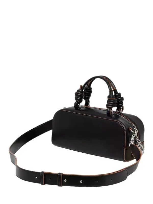BENETTON Knotted Shoulder Bag - Black