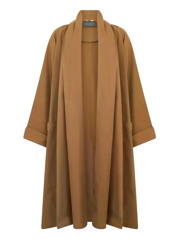 Alberta Ferretti Oversized Coat - Brown