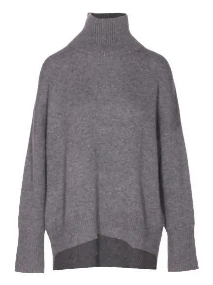 LISA YANG Heidi High Neck Sweater - Gray