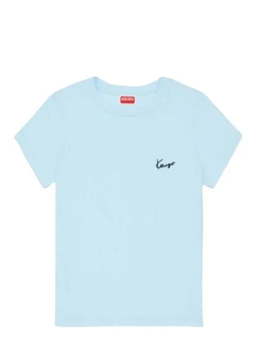 Kenzo Script Logo T-shirt - Blue