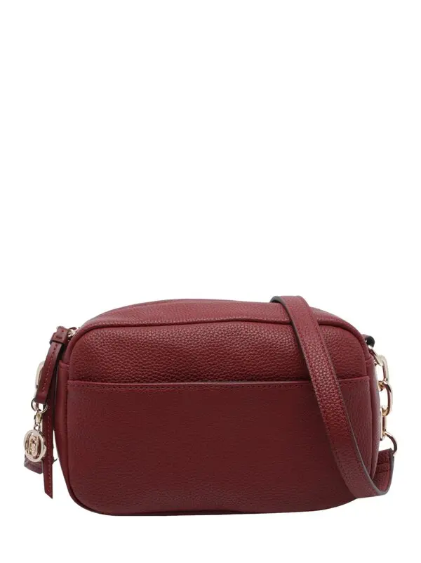 Liu Jo Logo Charm Crossbody Shoulder Bag - Brown