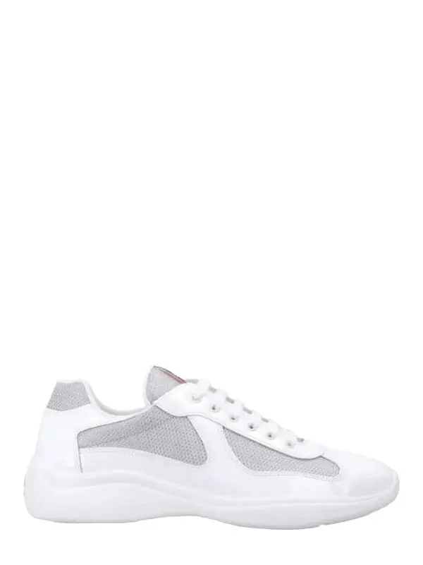 Prada America's Cup Sneakers - White/silver