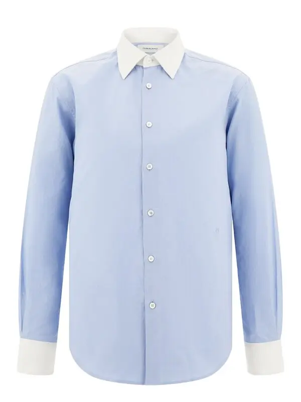 FERRAGAMO Oxford Shirt - Blue