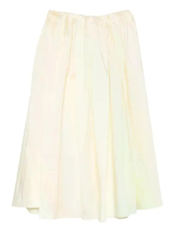 ABADIA Elodie Midi Skirt - Neutrals
