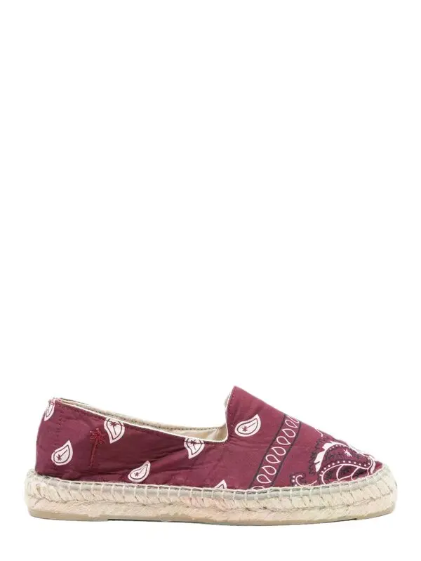 Manebí Paisley Print Espadrilles - Red