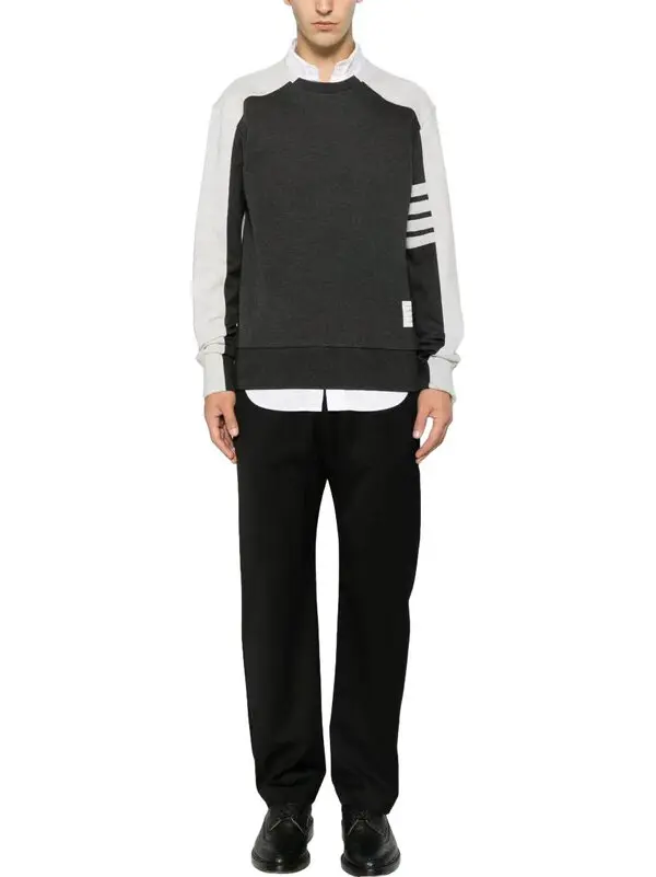Thom Browne Long Sleeve Sweatshirt - Grey