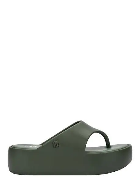 Melissa Platform Thong Flip Flops - Green