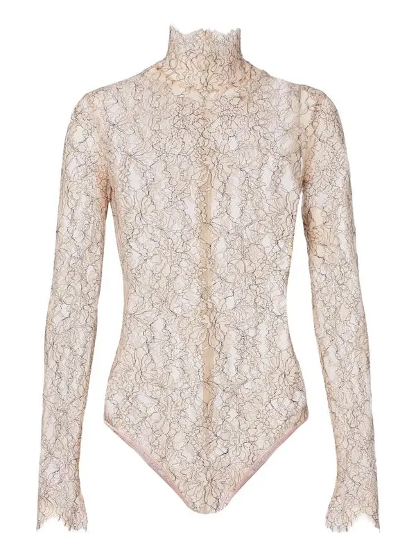 Valentino Garavani Lace Bodysuit - Pink