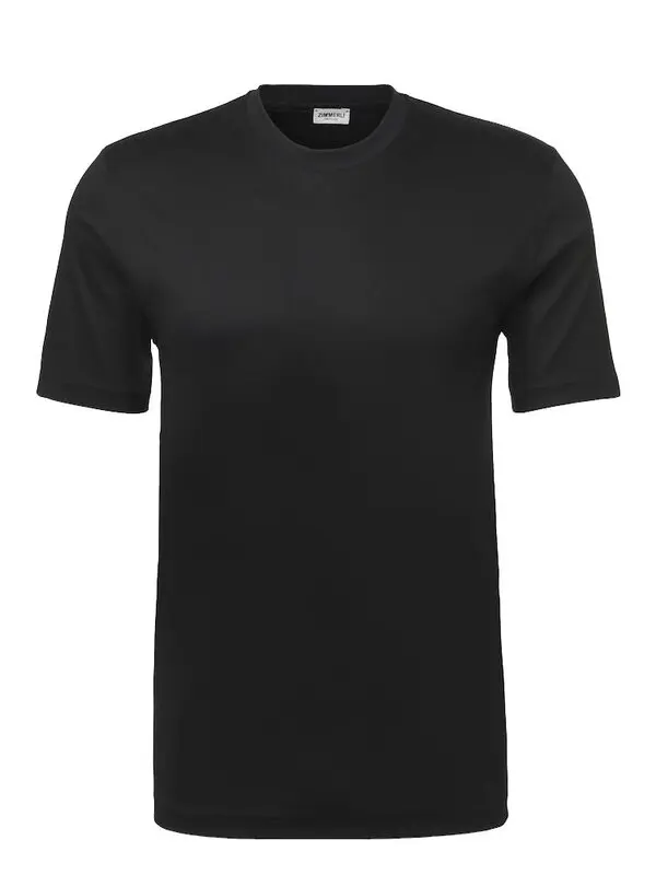 Zimmerli Cotton T-shirt - Black