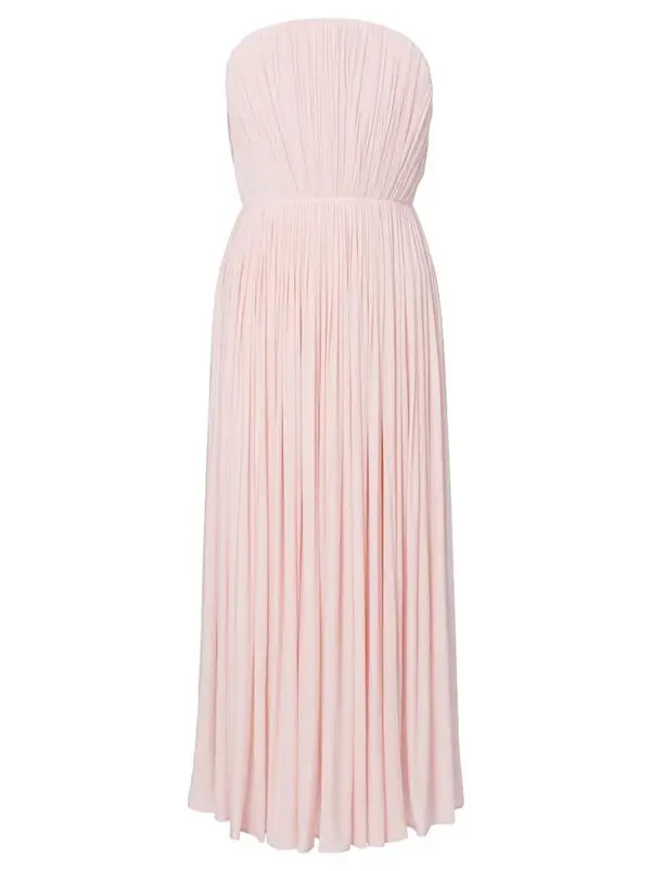 Magda Butrym Pleated Bustier Cocktail Dress - Pink