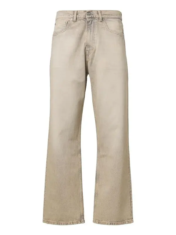 Our Legacy Third Cut Faded Straight Jeans - Beige
