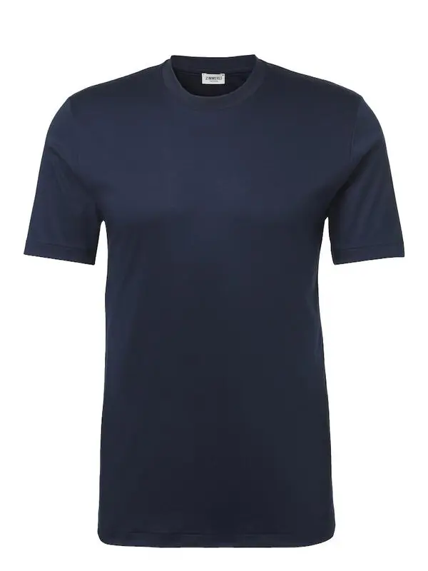 Zimmerli Cotton T-shirt - Blue