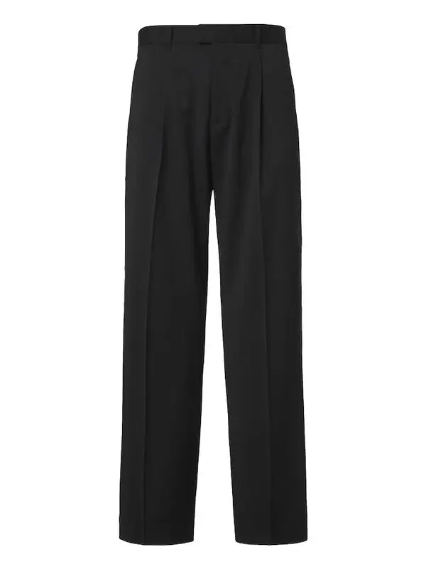 Our Legacy Straight Virgin Wool Trousers - Black
