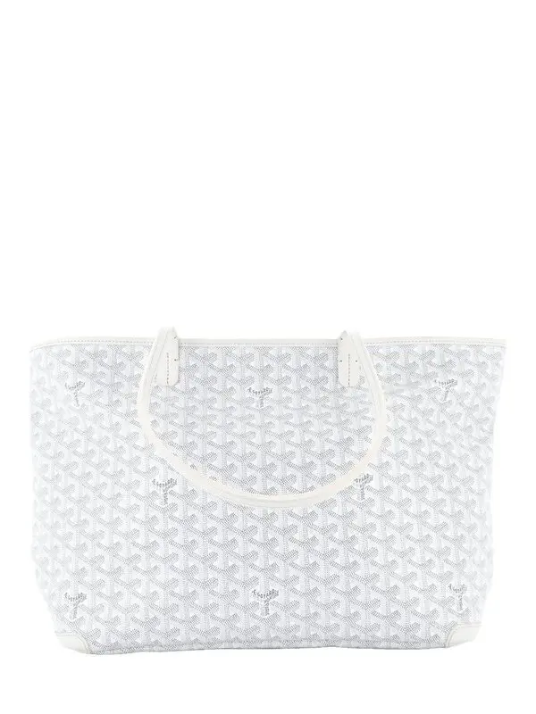 Goyard Artois Tote Coated Canvas Mm - White