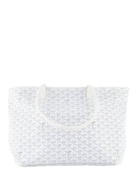 Goyard Artois Tote Coated Canvas Mm - White