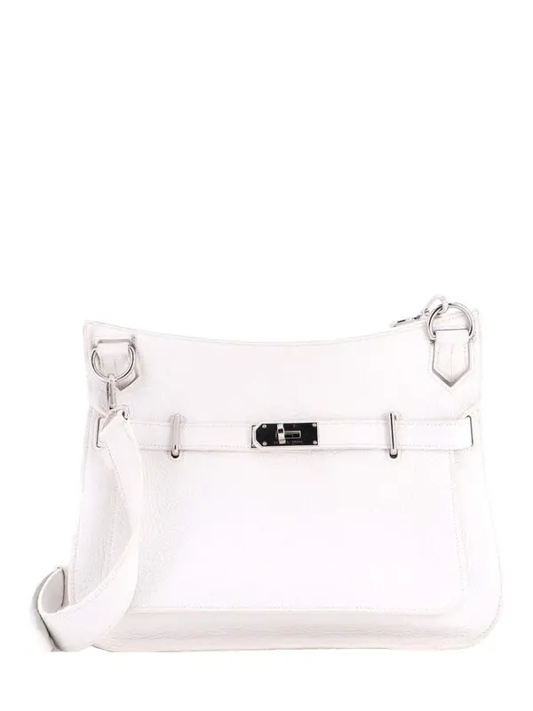 Hermès Jypsiere Bag Clemence 34 - White