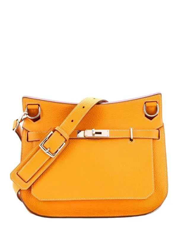 Hermès Jypsiere Bag Clemence 28 - Yellow