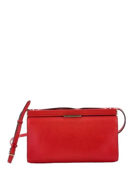Hermès Clic-h Shoulder Bag Evercolor 21 - Red