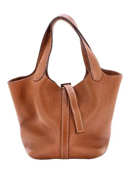 Hermès Picotin Bag Clemence Pm - Brown