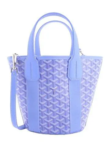 Goyard Belharra Tote Coated Canvas Pm - Blue