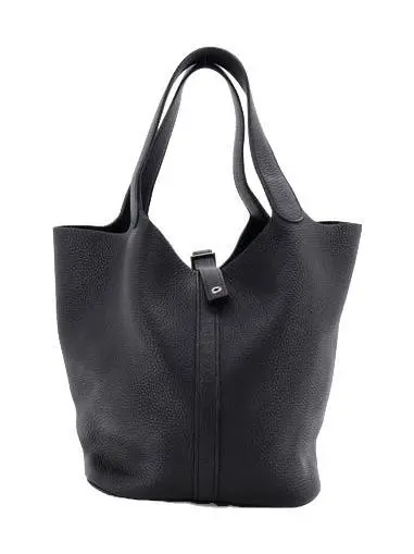 Hermès Picotin Lock Bag Clemence Gm - Black