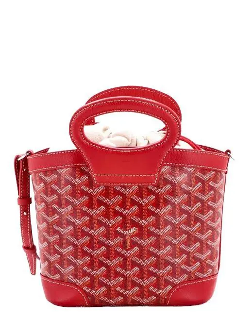 Goyard Beluga Bag Coated Canvas Mini - Red