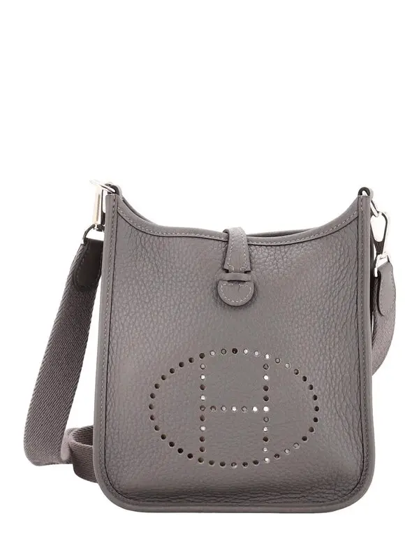 Hermès Evelyne Bag Gen Iii Clemence Tpm - Gris Meyer
