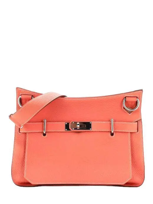 Hermès Jypsiere Bag Clemence 31 - Orange