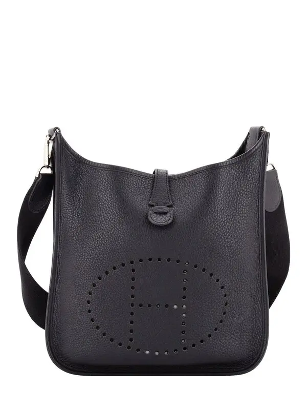 Hermès Evelyne Bag Gen I Clemence Pm - Noir