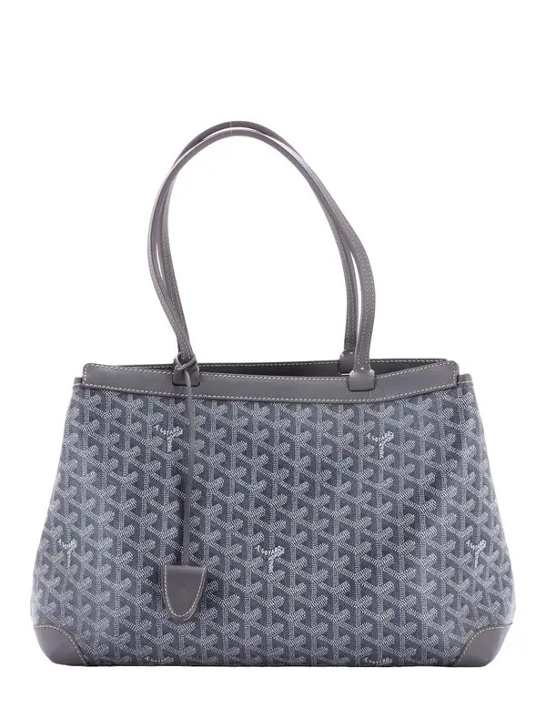 Goyard Bellechasse Bag Coated Canvas Pm - Gray