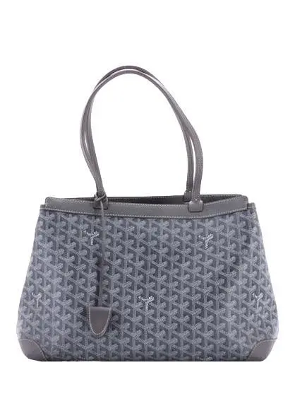 Goyard Bellechasse Bag Coated Canvas Pm - Gray