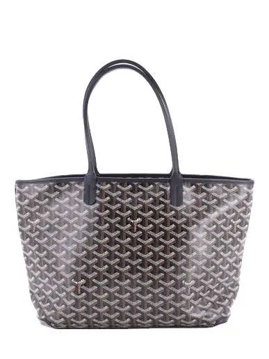 Goyard Artois Tote Coated Canvas Pm - Black