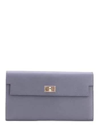 Hermès Kelly Pocket Wallet Madame Long - Grey
