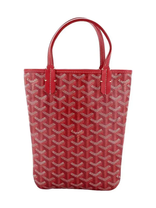 Goyard Poitiers Tote Coated Canvas Mini - Red