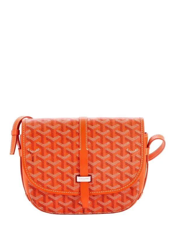 Goyard Belvedere Ii Messenger Bag Coated Canvas Pm - Brown