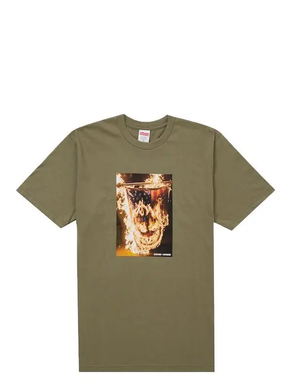 Supreme Spitfire Flag Tee Shirt - Olive