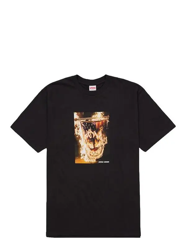 Supreme Spitfire Flag Tee Shirt - Black