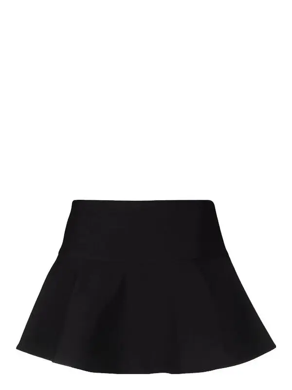 Valentino Garavani Flared Effect Mini Skirt - Black