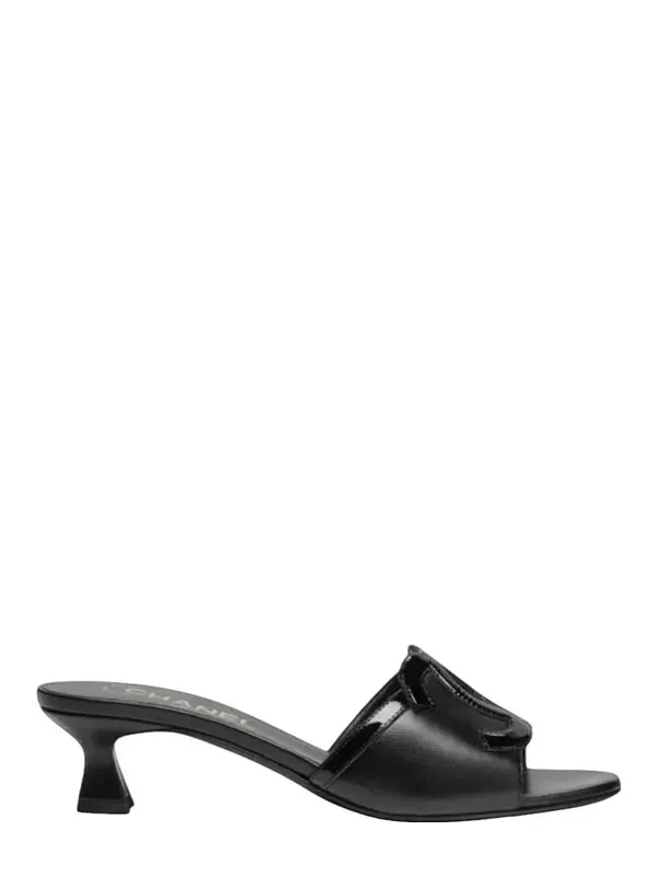 Chanel Lambskin Mule - Black