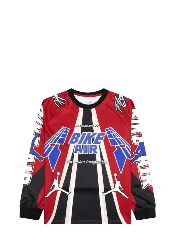 JORDAN X Nigel Sylvester Bmx Long Sleeve Shirt - Cinnabar